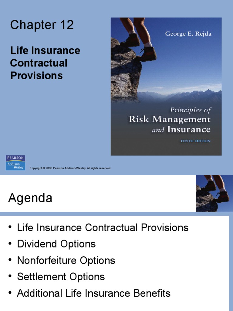 Life Insurance Contractual Provisions | PDF | Life Insurance | Personal ...