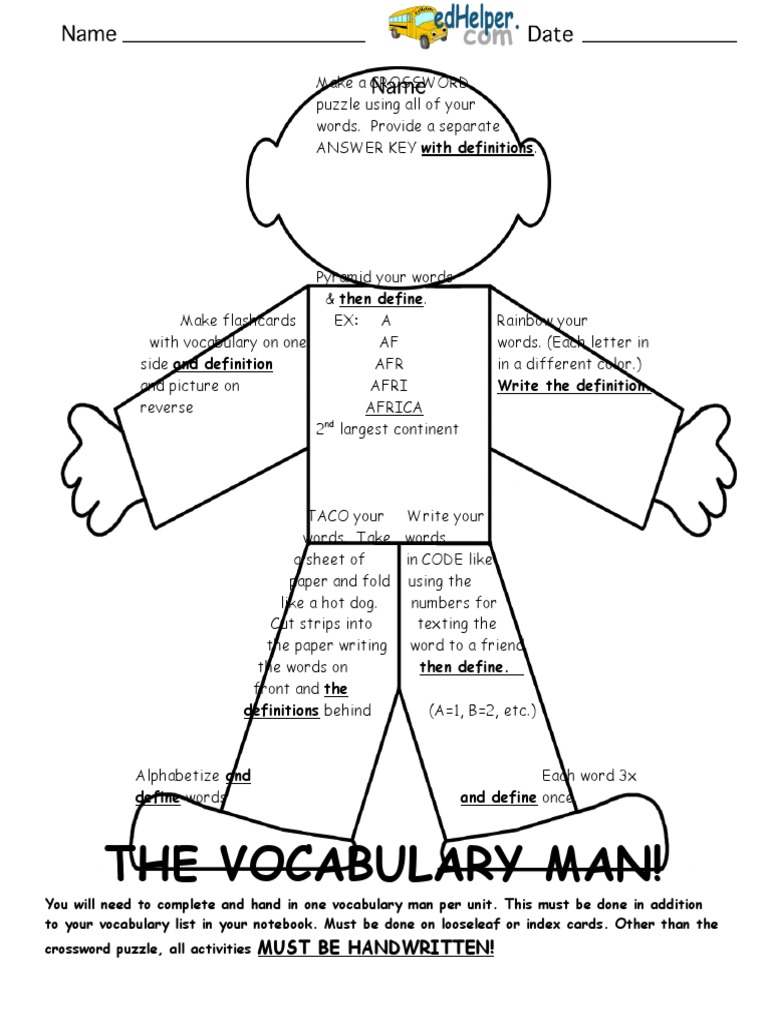 Vocab Man | PDF