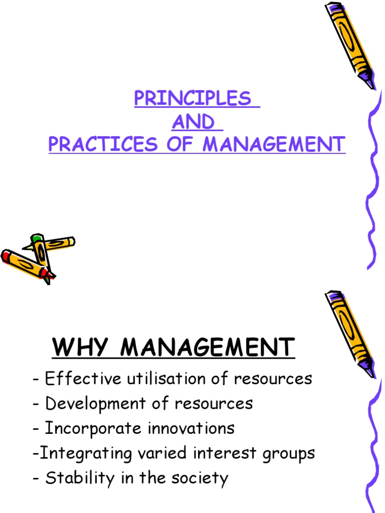 Principles AND Practices of Management | PDF | Science | Economies