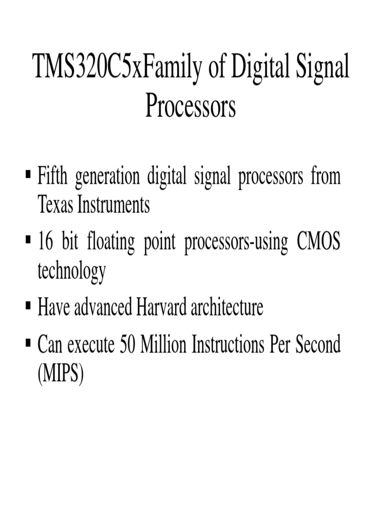 Tms3205cx Dsp Processor Digital Signal Processor Central Processing Unit 