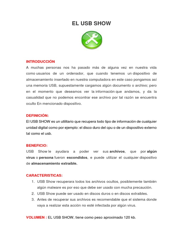 El Usb Show | PDF