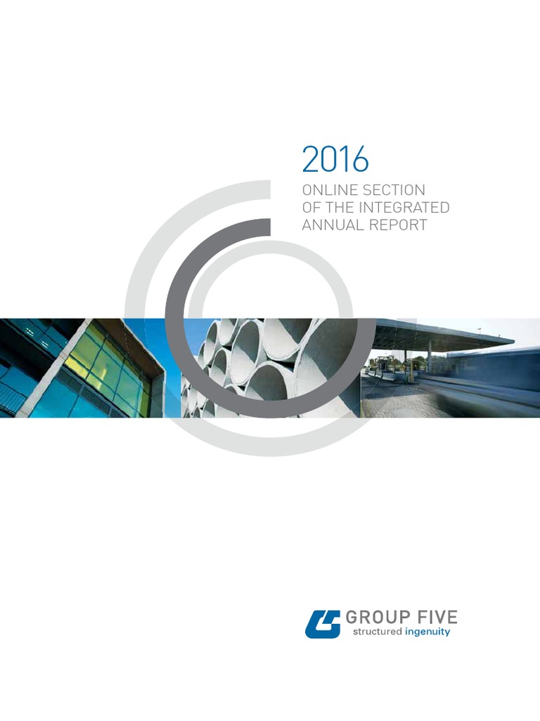 2016 Group Five Annual Report | PDF | Employment | Strategic Management