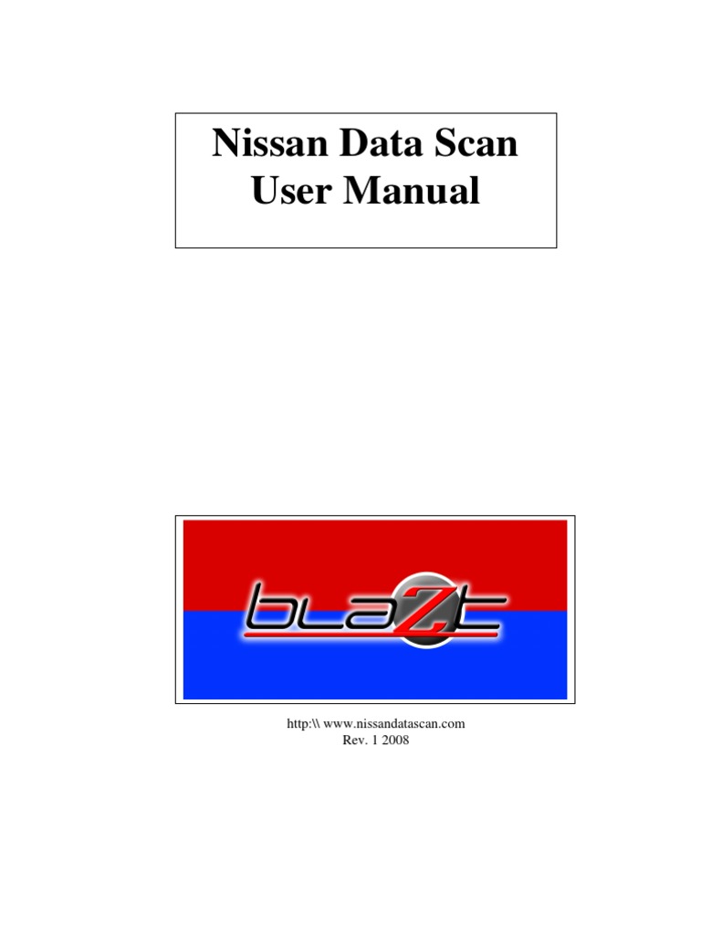 Comprehensive User Manual for the Nissan Data Scan Software: Guidance ...