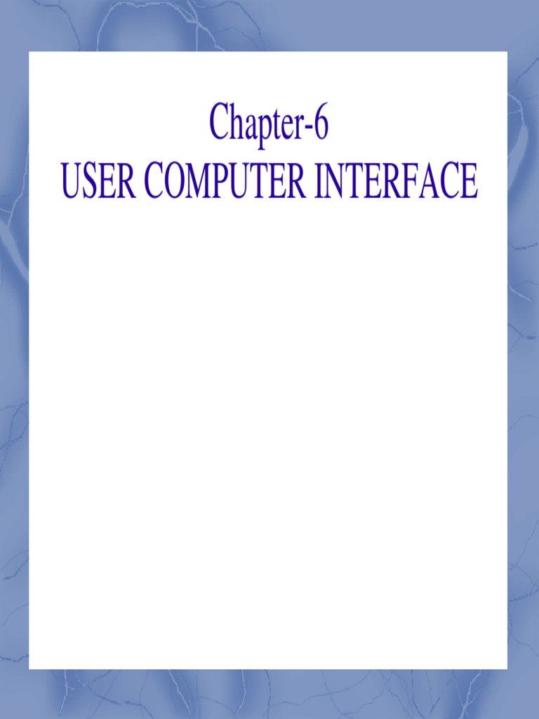 Chapter-6 User Computer Interface | PDF | Assembly Language | Compiler