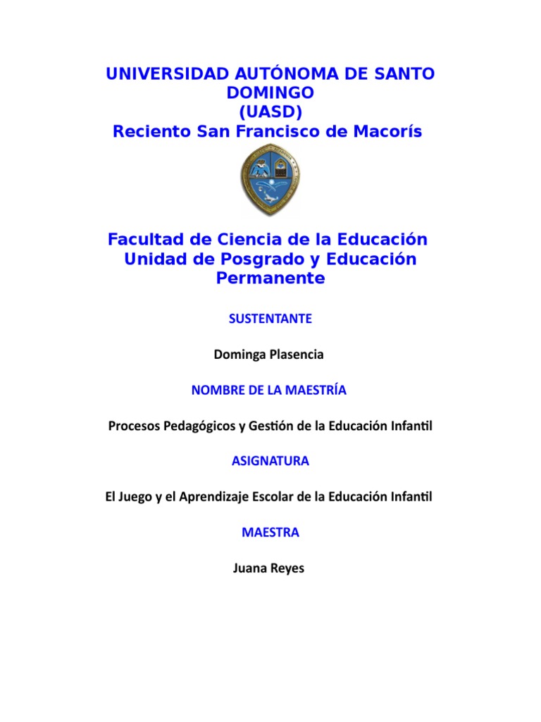 Presentacion UASD | PDF