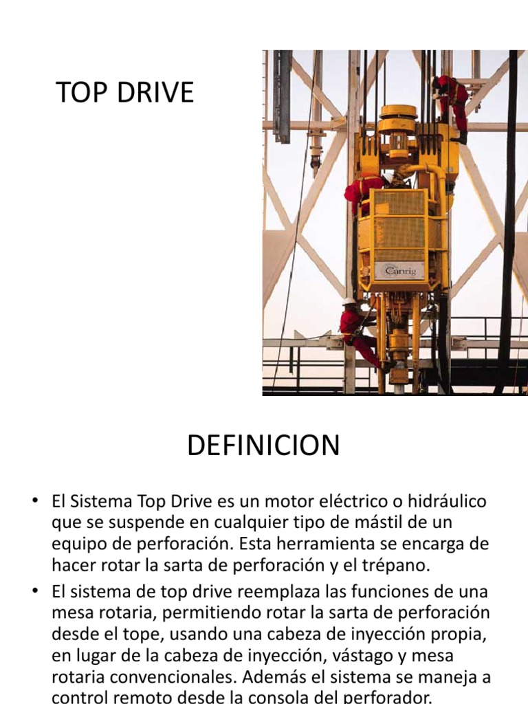 Top Drive | Descargar gratis PDF | Science | Ingeniería