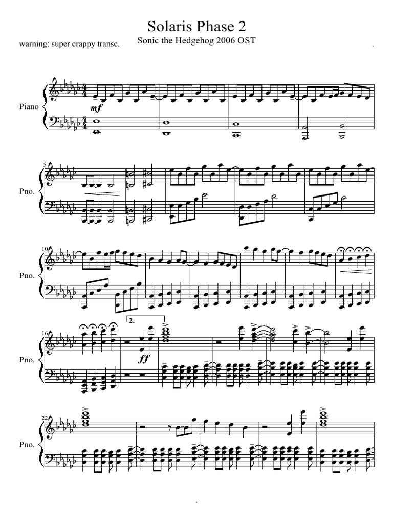 Solaris Phase 2 Sonic