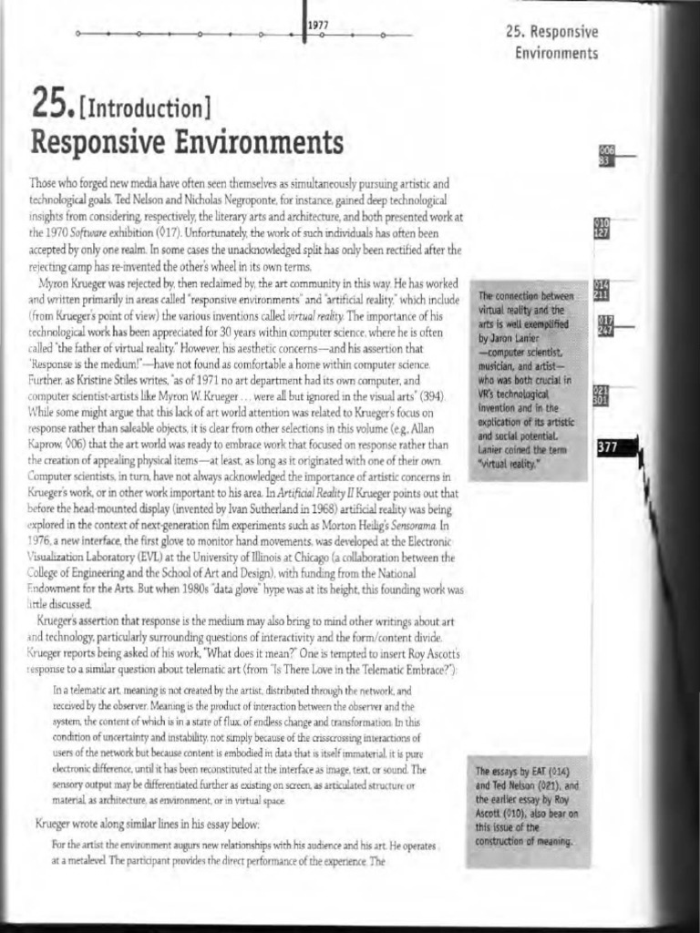 Environments: Responsive | PDF | Perception | Computer Graphics