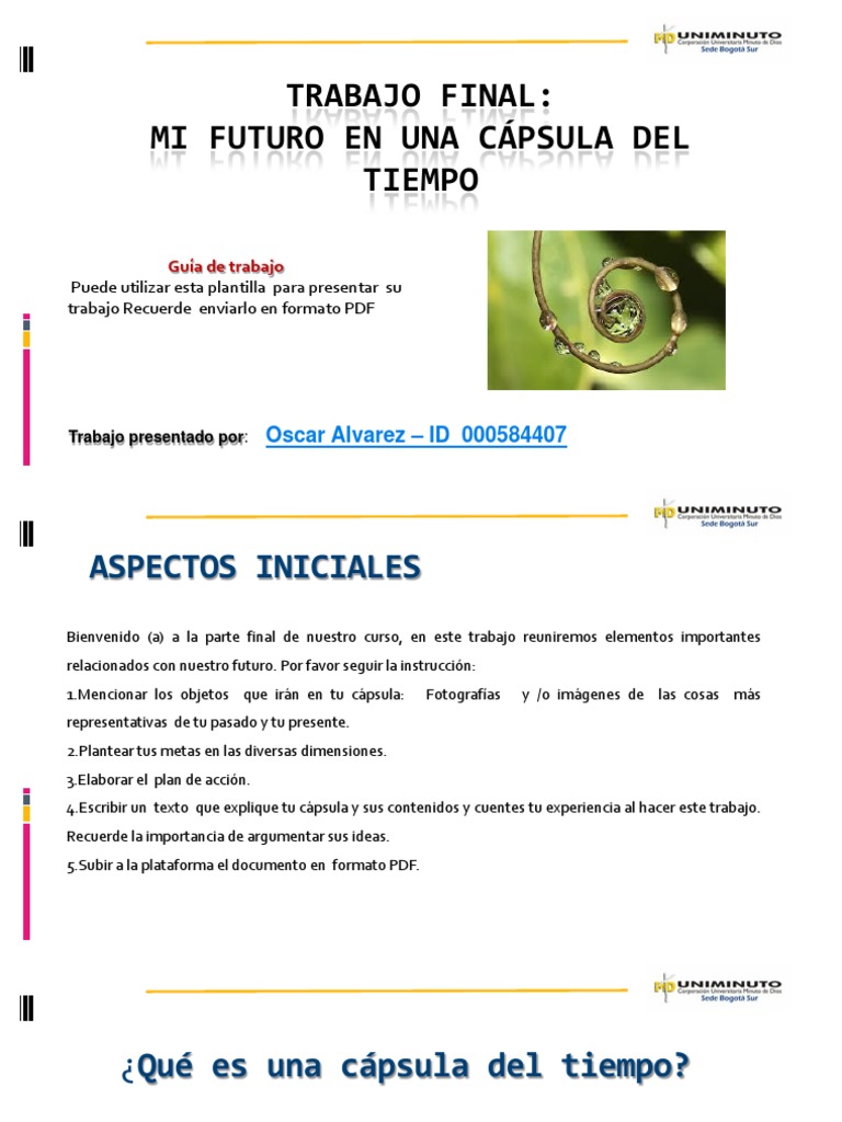 Creando tu Cápsula del Tiempo | PDF | Ejercicio físico | Mente