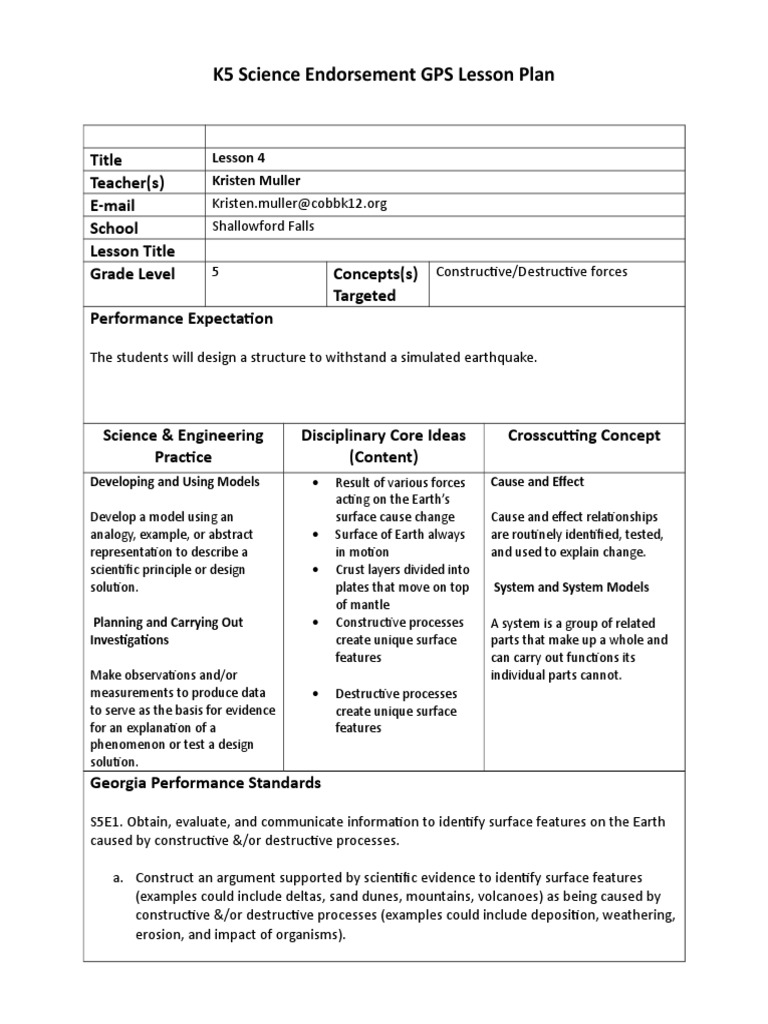 lesson 4 | Brainstorming | Earth