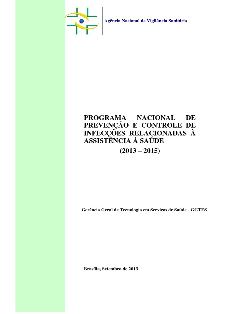 Programa Nacional De Prevenção E Controle De Infecções Relacionadas à