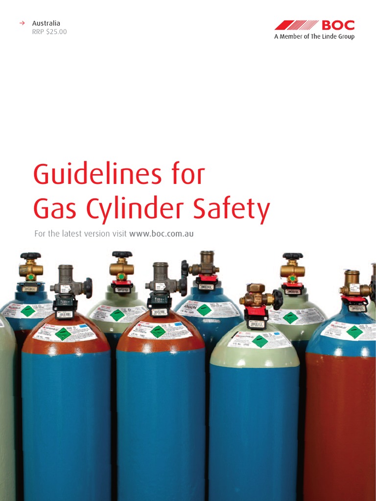 BOC Guidelines For Gas Cylinder Safety-AU435 - 82369 PDF | PDF ...