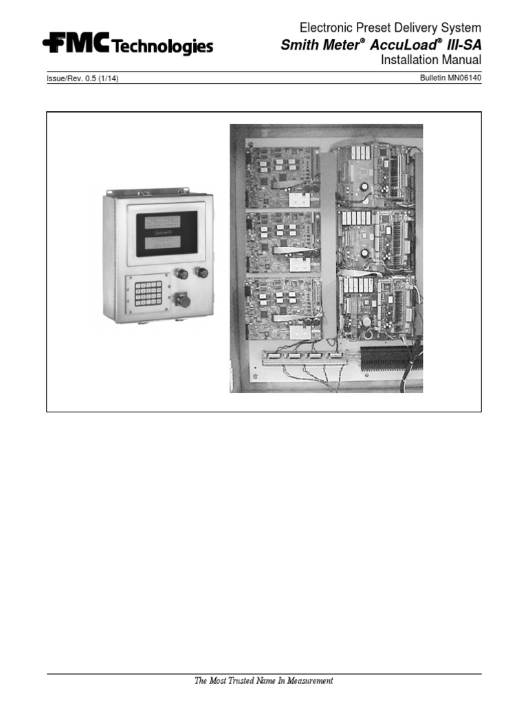 AccuLoad III-SA Installation Manual | PDF | Relay | Electrical Wiring