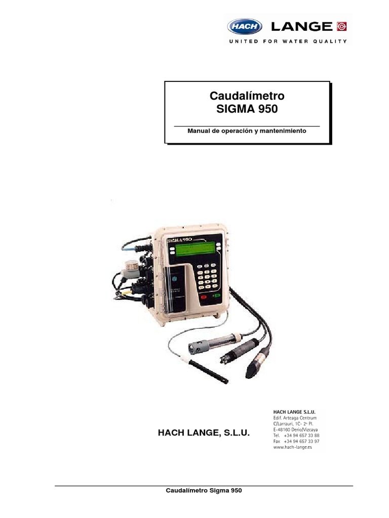 950castellano | PDF | Medición de flujo | Equipo