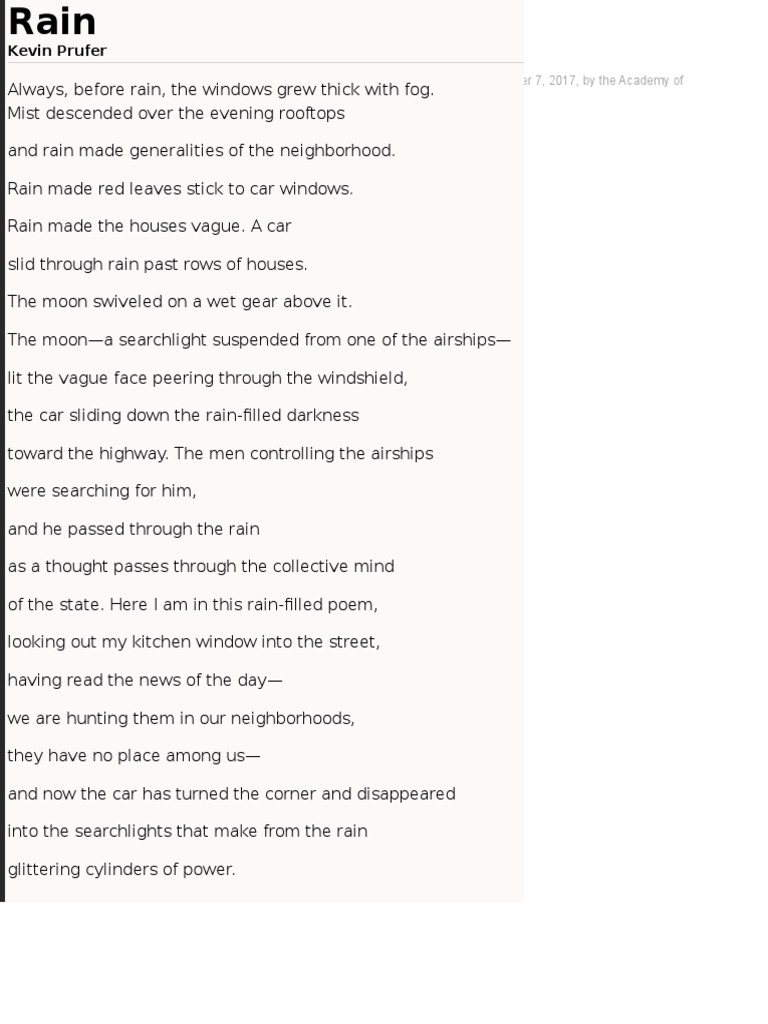 American Poets.: Kevin Prufer | PDF