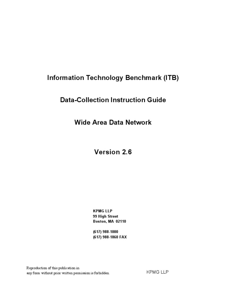 Information Technology Benchmark (ITB) | PDF | Router (Computing) | Computer Network