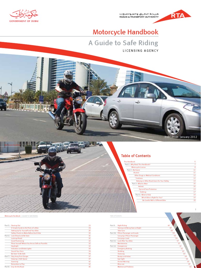 Motorcycle Handbook en | PDF | Motorcycle | Headlamp