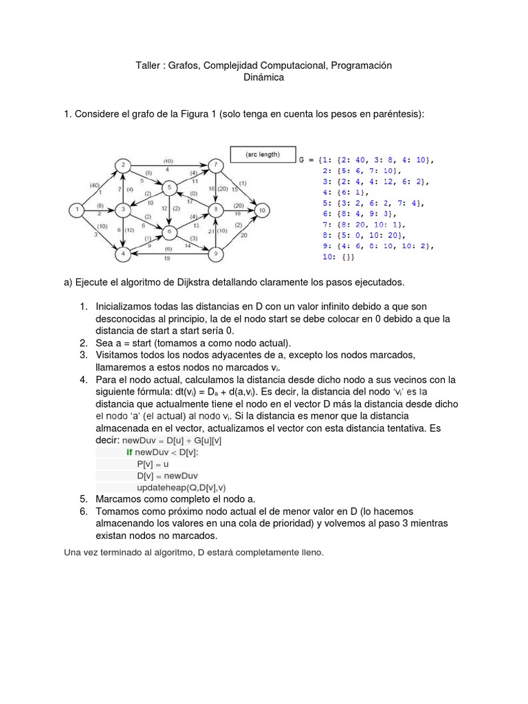 Grafos, Complejidad Computacional, Programación Dinámica | PDF ...
