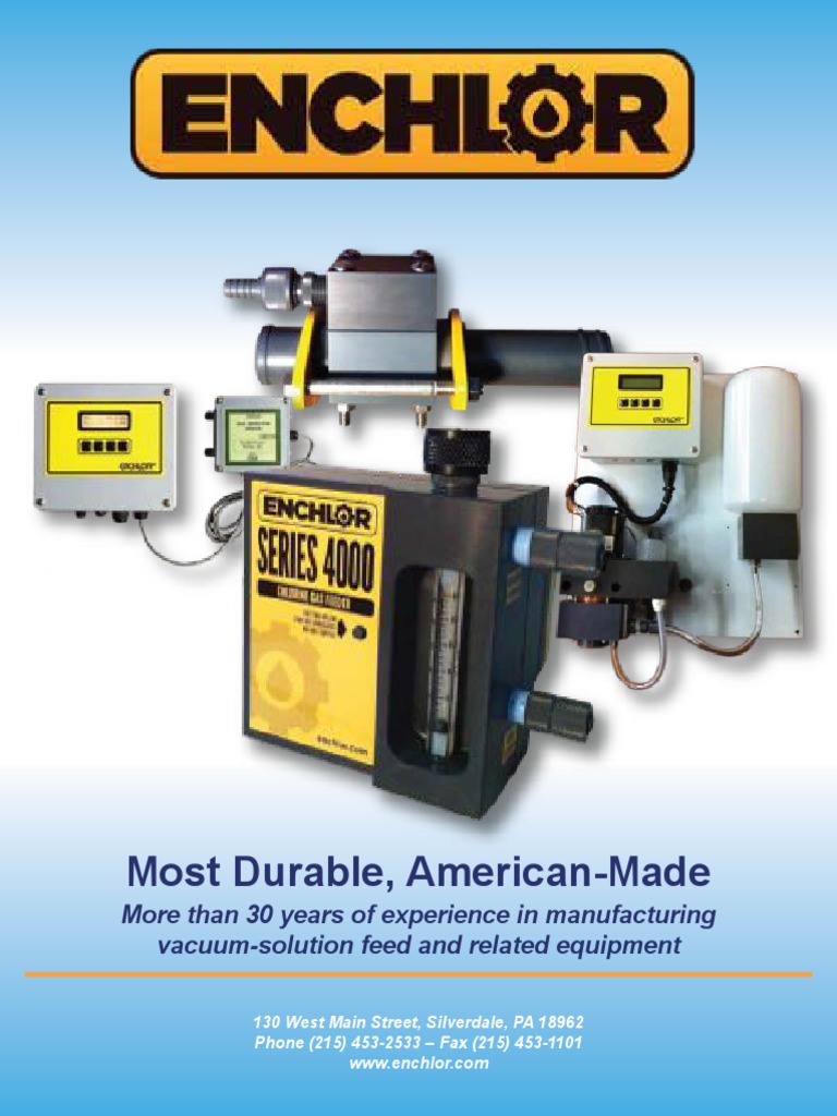 Enchlor Catalog 2013 | PDF | Valve | Mechanical Engineering