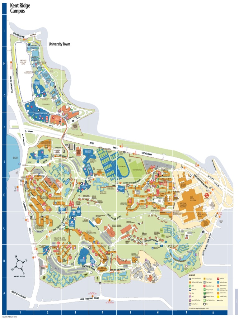 NUS Map PDF | Descargar gratis PDF | Singapore | World Politics