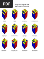 4x4 Cube Parity Algorithms | PDF