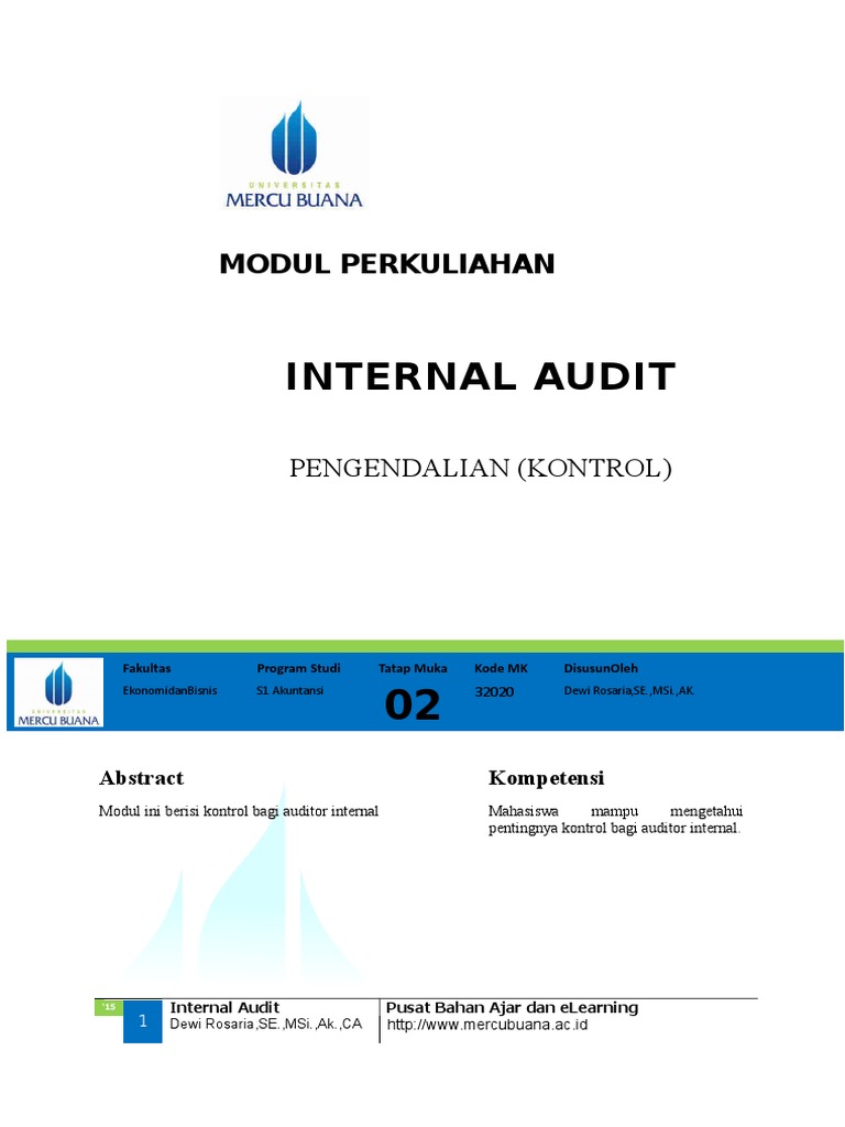 Modul Audit Internal (TM2) | PDF