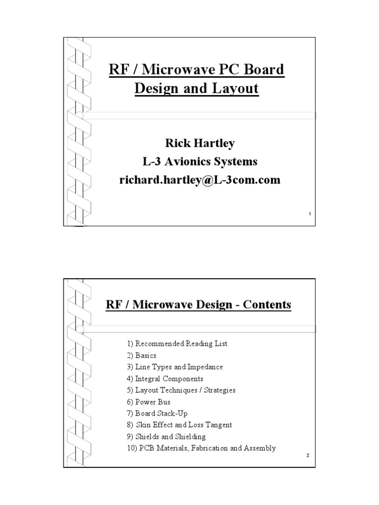 RF PCB Design PDF | PDF