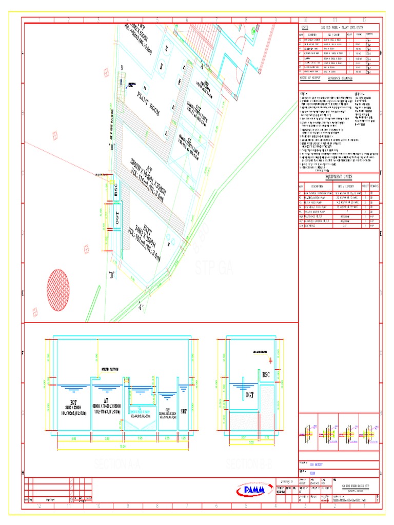 350 KLD STP FMBR Drawing For Resort Rio-Stp Ga & Section | PDF