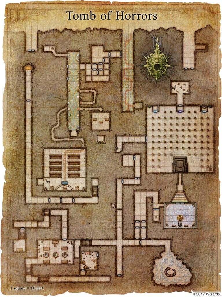 Tomb of Horrors Maps Tomb of Horrors Maps