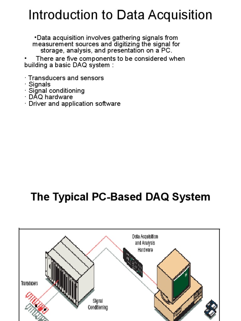 Introduction To Data Acquisition | PDF | Data Acquisition | Analog To Digital Converter