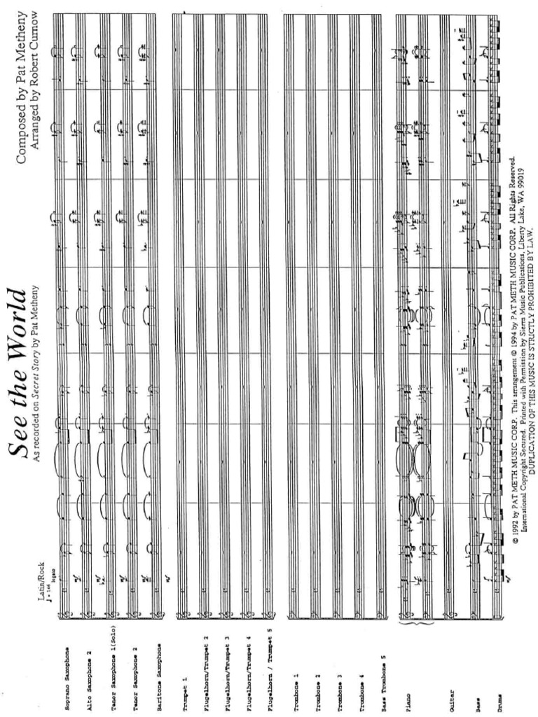 See The World (Score) | PDF | Jazz | African American Music