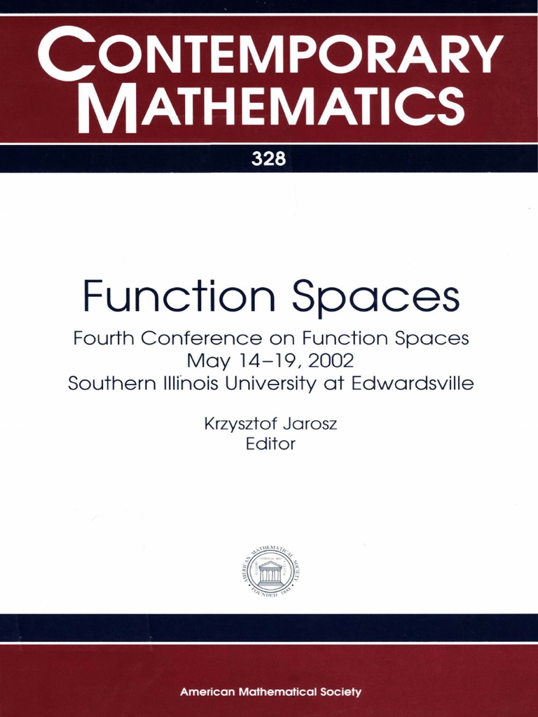 Function Spaces | PDF | Banach Space | Mathematical Analysis