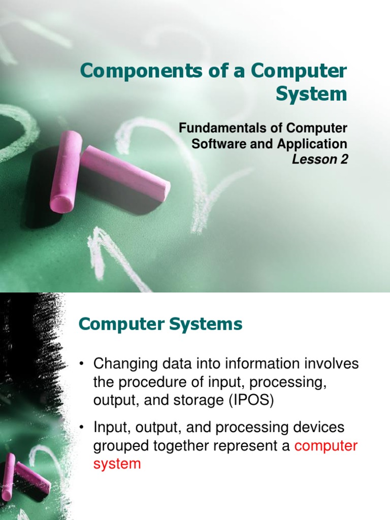 2 Computer System Pdf Computer Data Storage Central Processing Unit