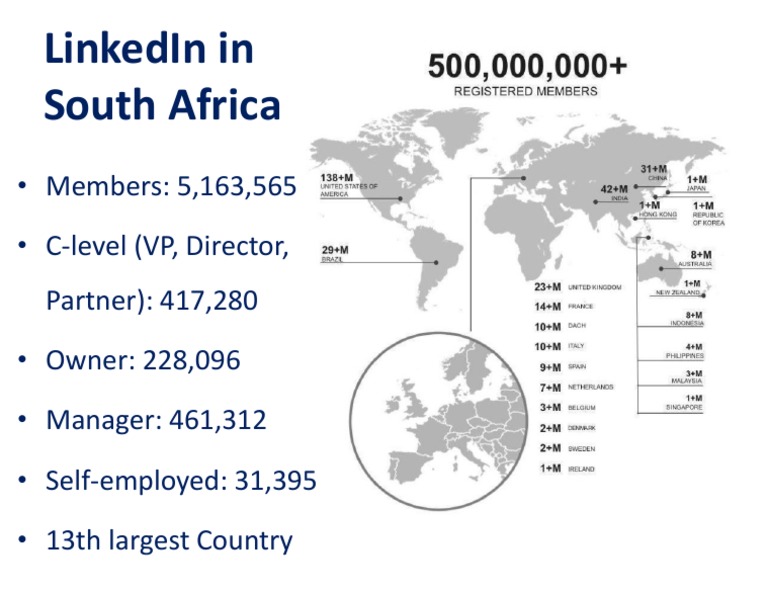 LinkedIn User Stats in South Africa | PDF