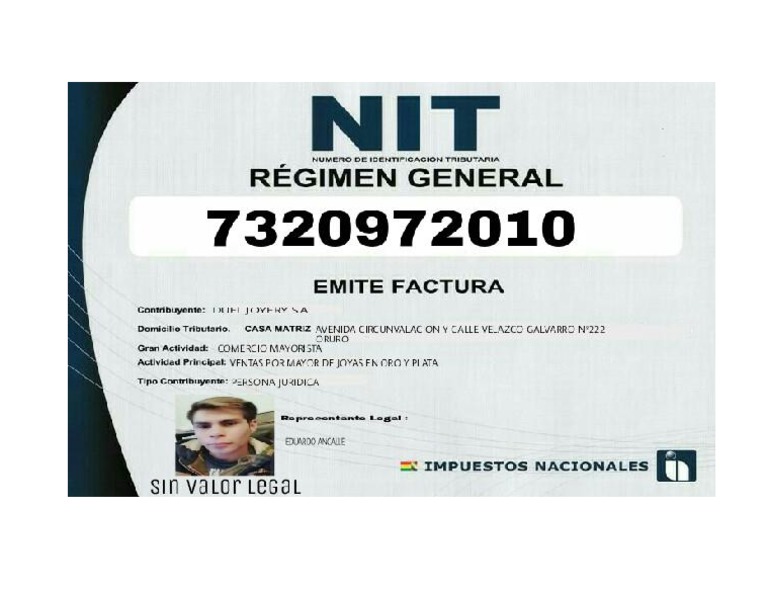 Ejemplo de Nit | PDF