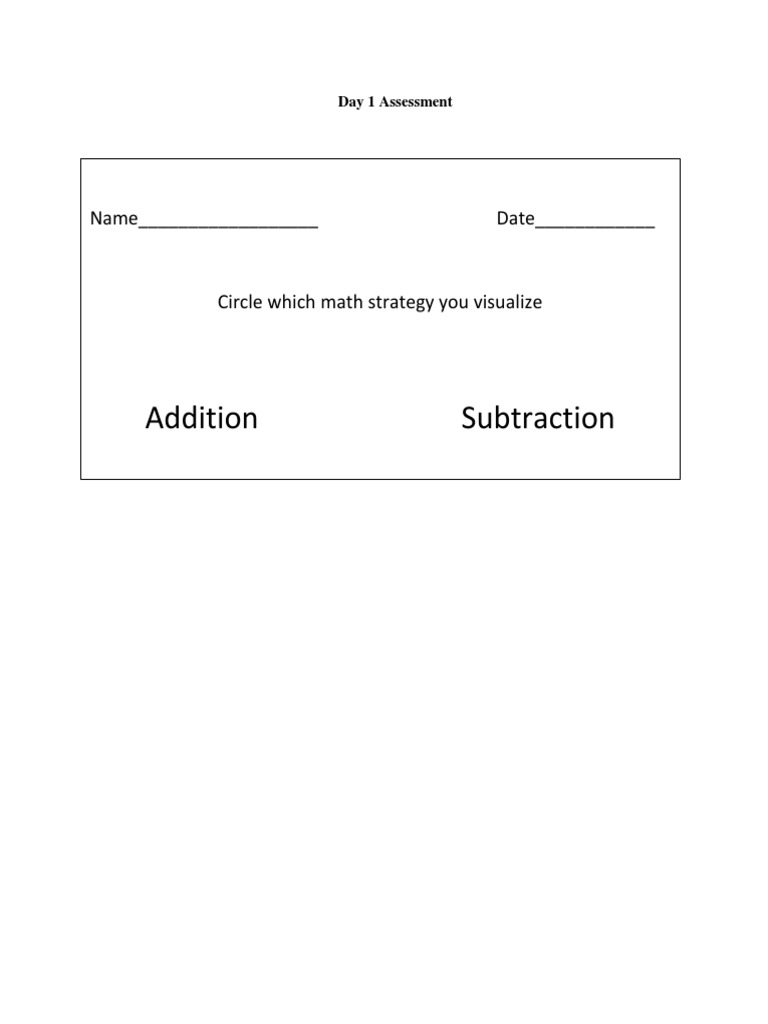 Day 1 Assessment | PDF