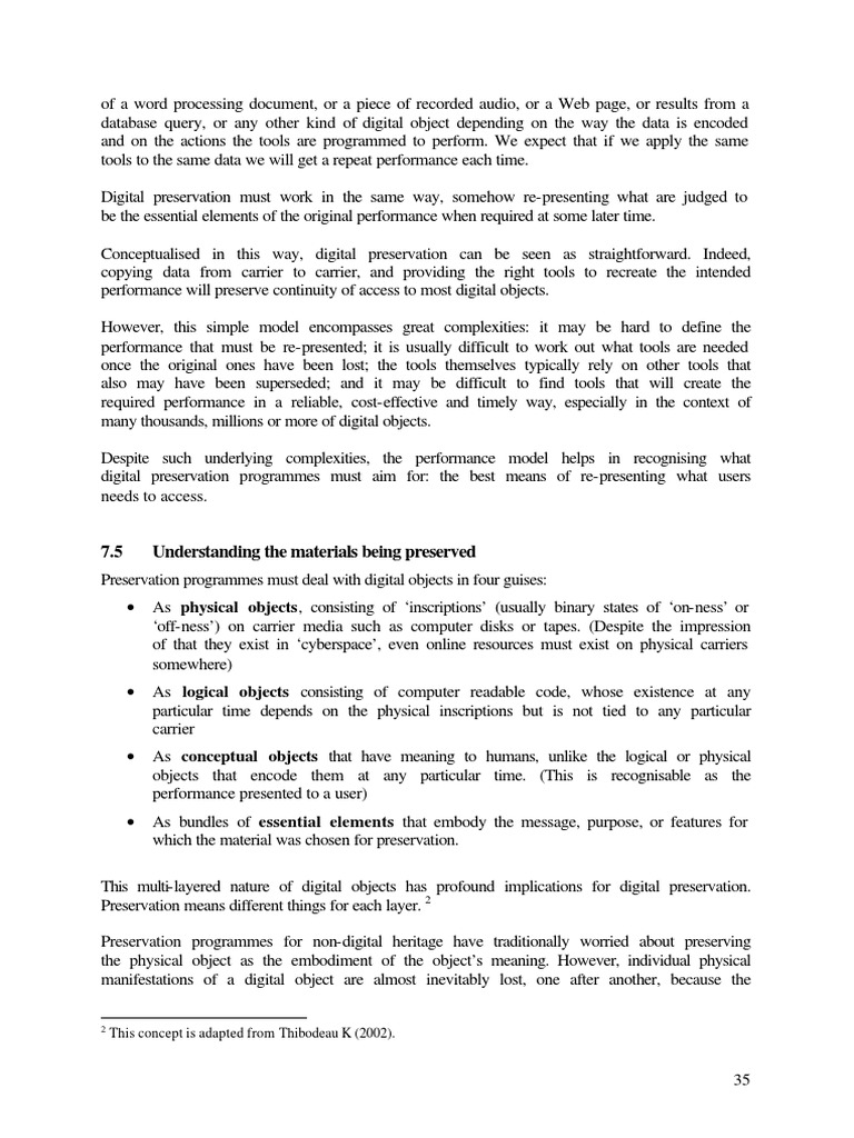 7.5 Understanding The Materials Being Preserved: This Concept Is ...