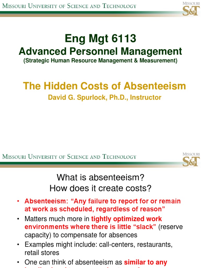 Eng MGT 6113: Advanced Personnel Management | PDF | Analytics | Business