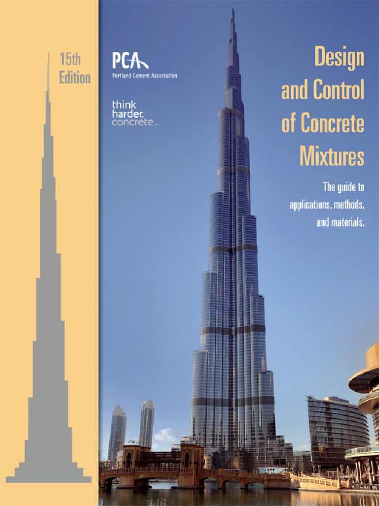 Design and Control of CONCRETE MIX PDF | PDF | Concrete | Cement