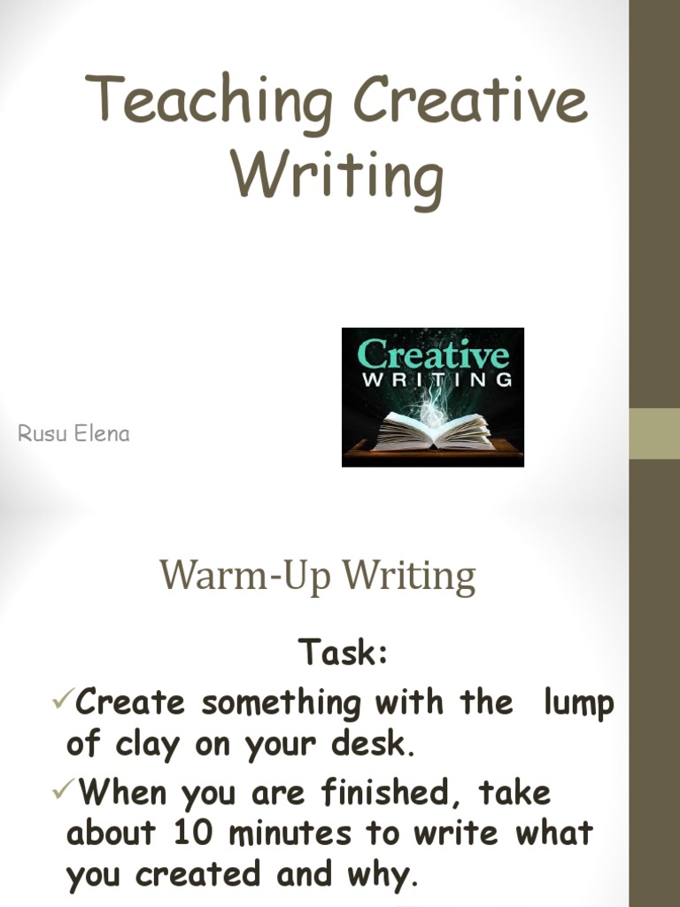 Teaching Creative Writing | PDF | Creative Writing | Creativity