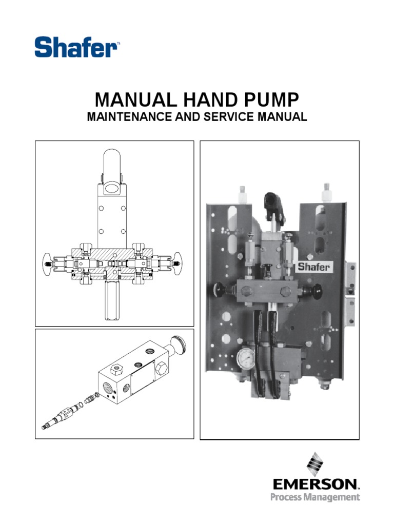 Hand Pump Service Manual | PDF | Valve | Pump
