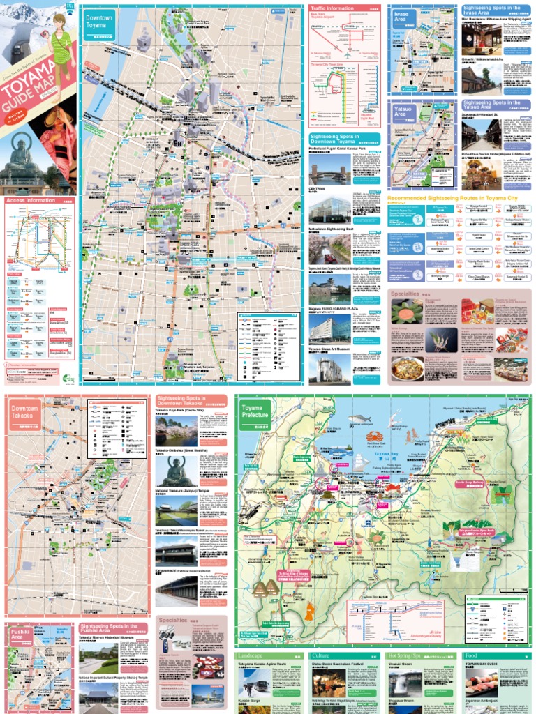 Toyama Area Sightseeing Guide | PDF | Public Transport | Industries