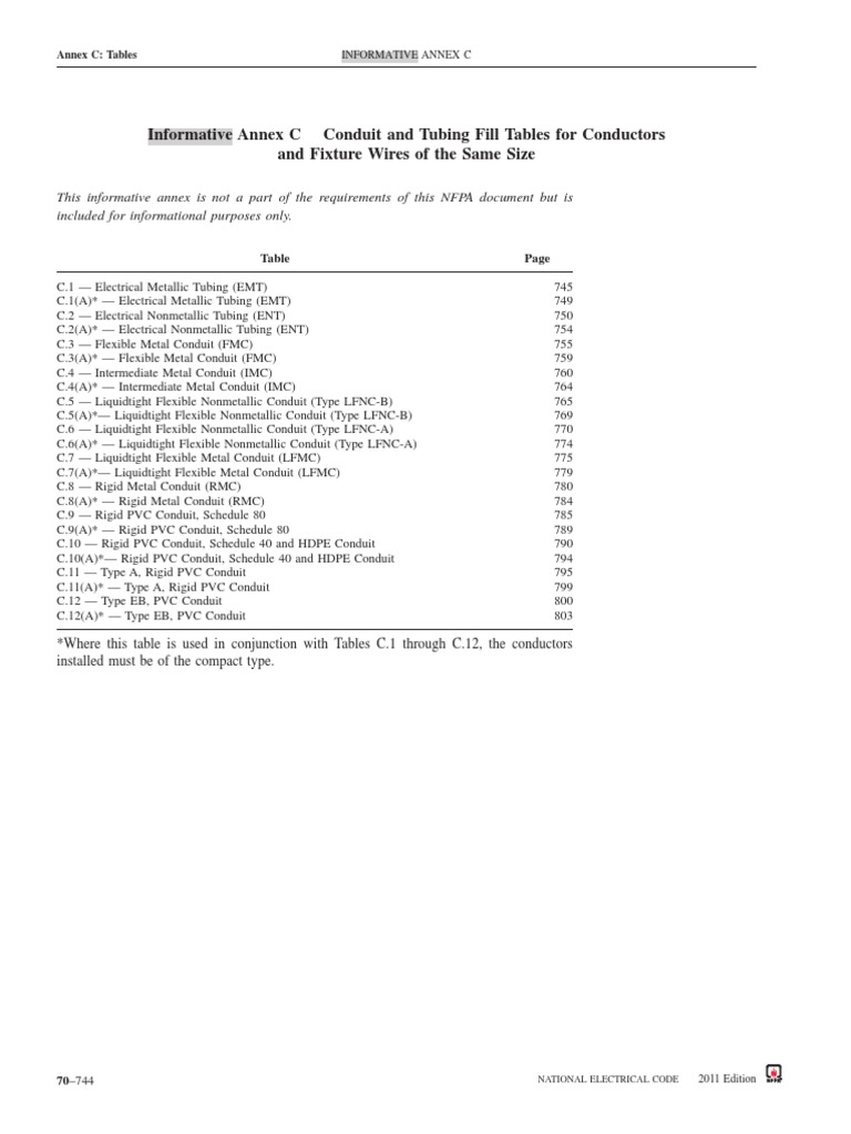 Annex C Tables | PDF | Building Engineering | Electromagnetism