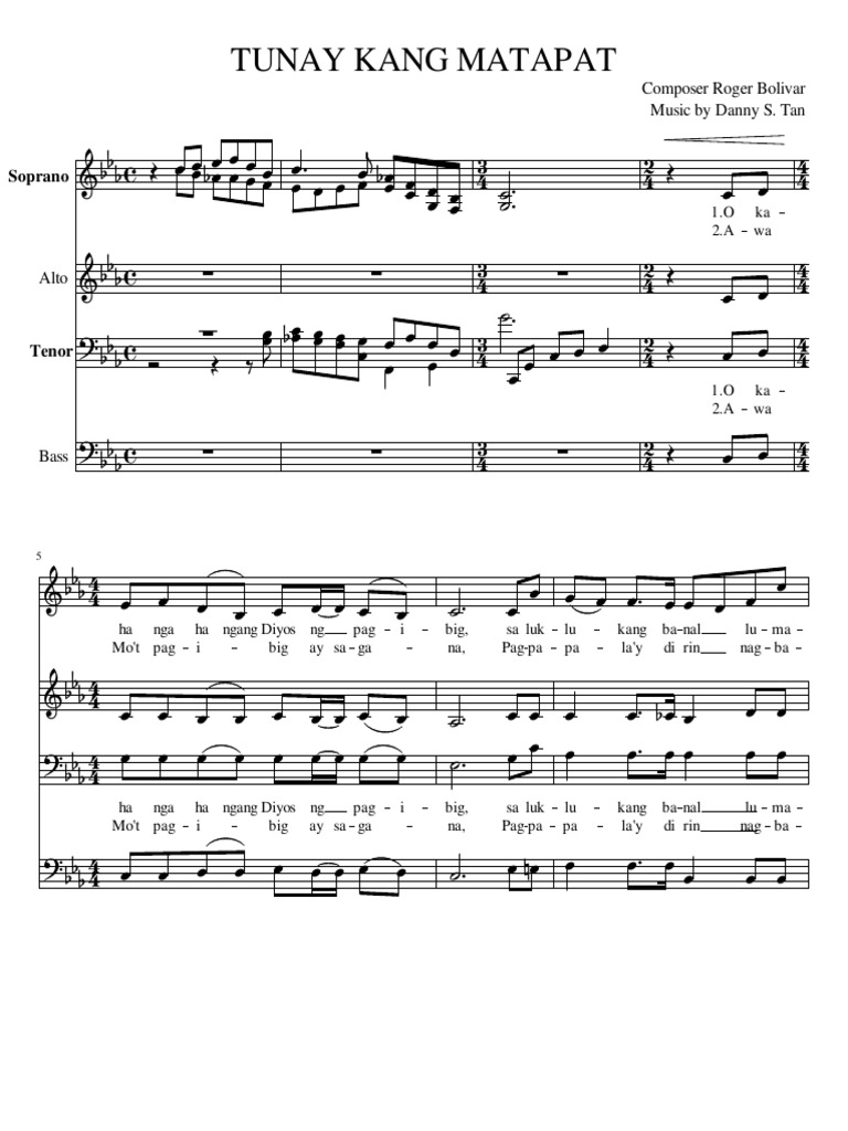 Tunay Kang Matapat Rewritten | PDF