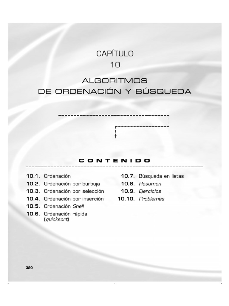 Algoritmos De Ordenamiento Y Busqueda Pdf Pdf Estructura De Datos De Matriz Algoritmos