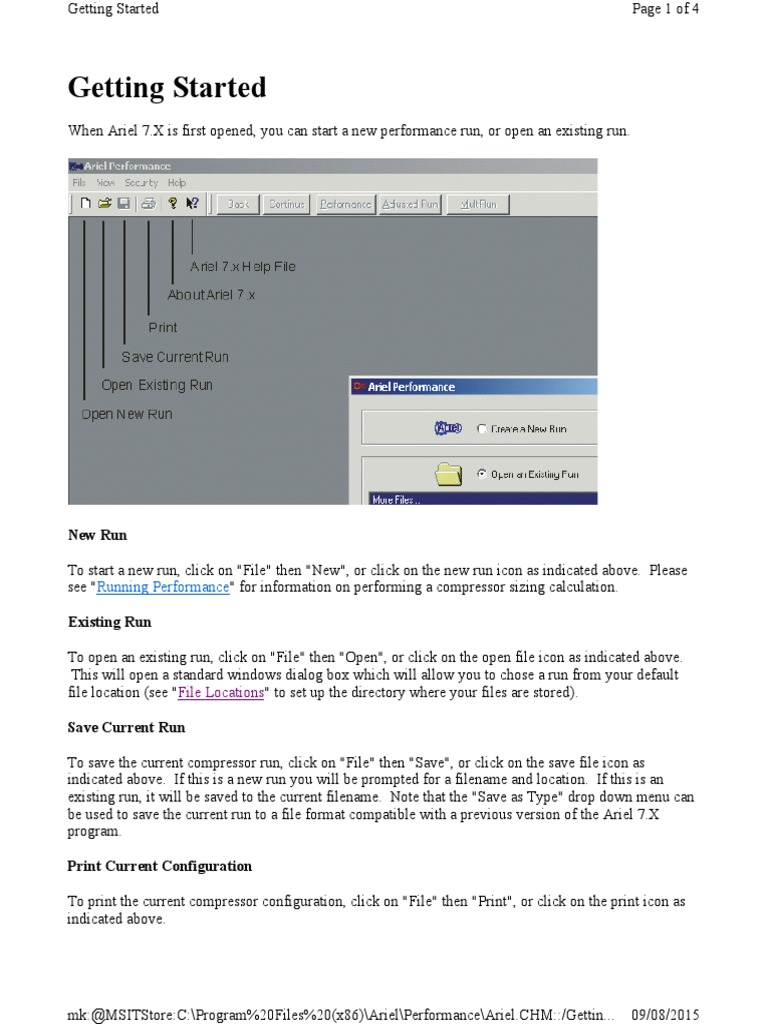 Getting Started: New Run | PDF | Computer File | Operating System Families