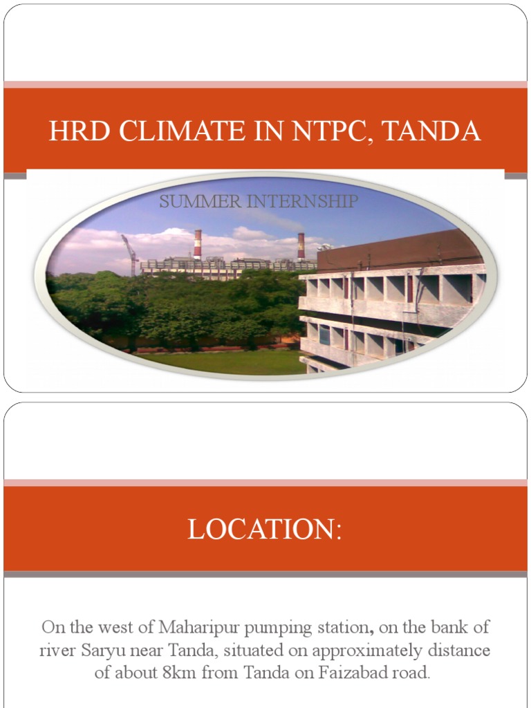 HRD Climate Analysis at NTPC Tanda | PDF | Performance Appraisal | Economies
