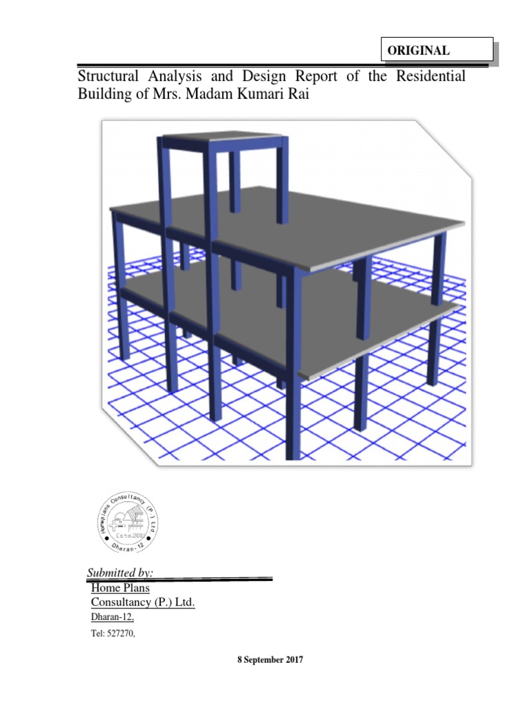 2_Madam Kumari Rai -15_final Report 12x12_ Column_ 2 Storey | Beam ...