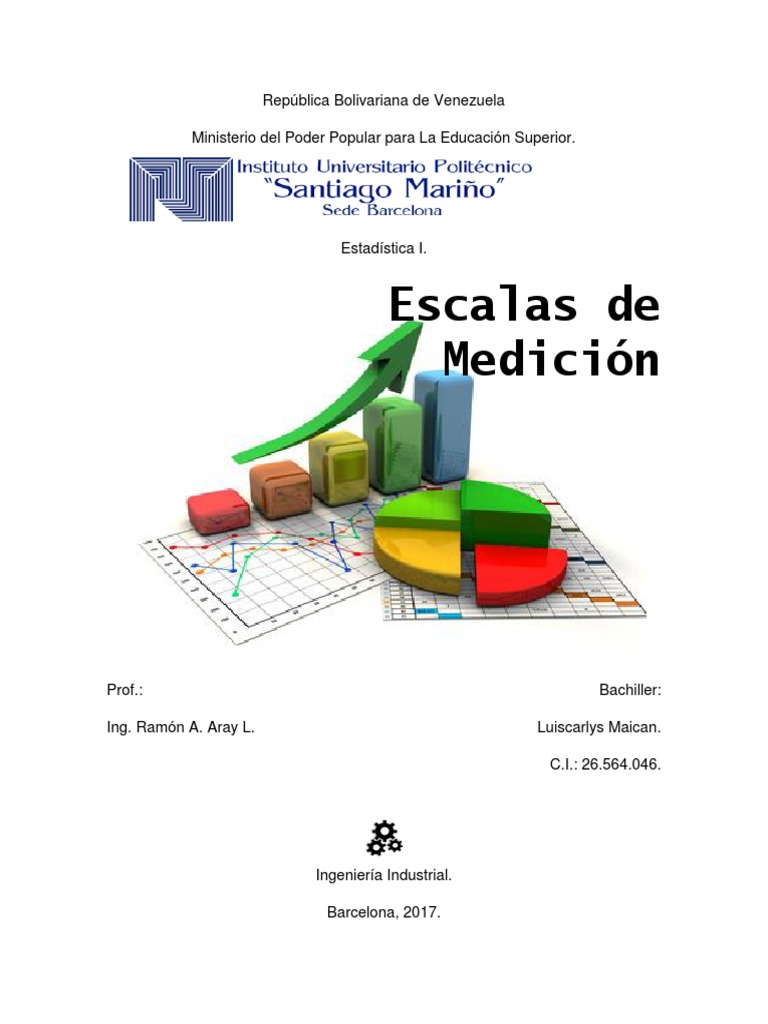 Escalas de Medicion (Monografía) | Nivel de medida | Estadísticas