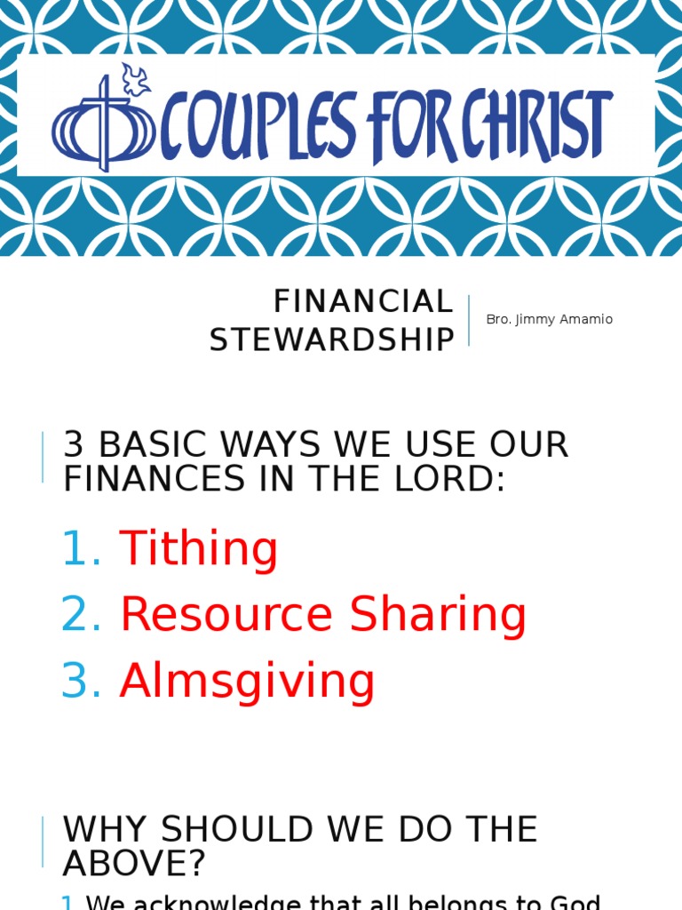 Financial Stewardship | PDF | Tithe | Loans